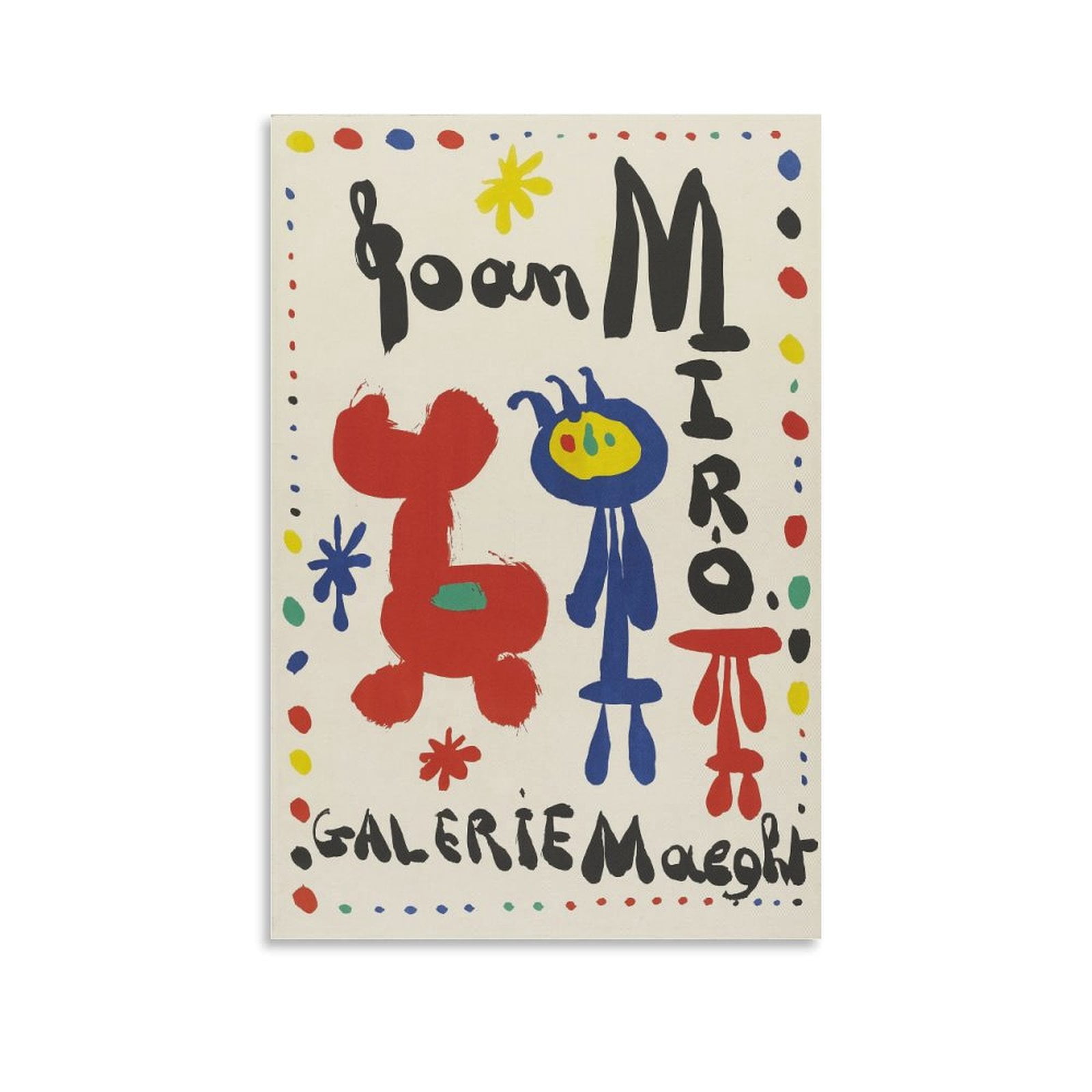 Joan Miro Galerie Maeght 1948 Art Poster Picture Print Wall Art Poster ...
