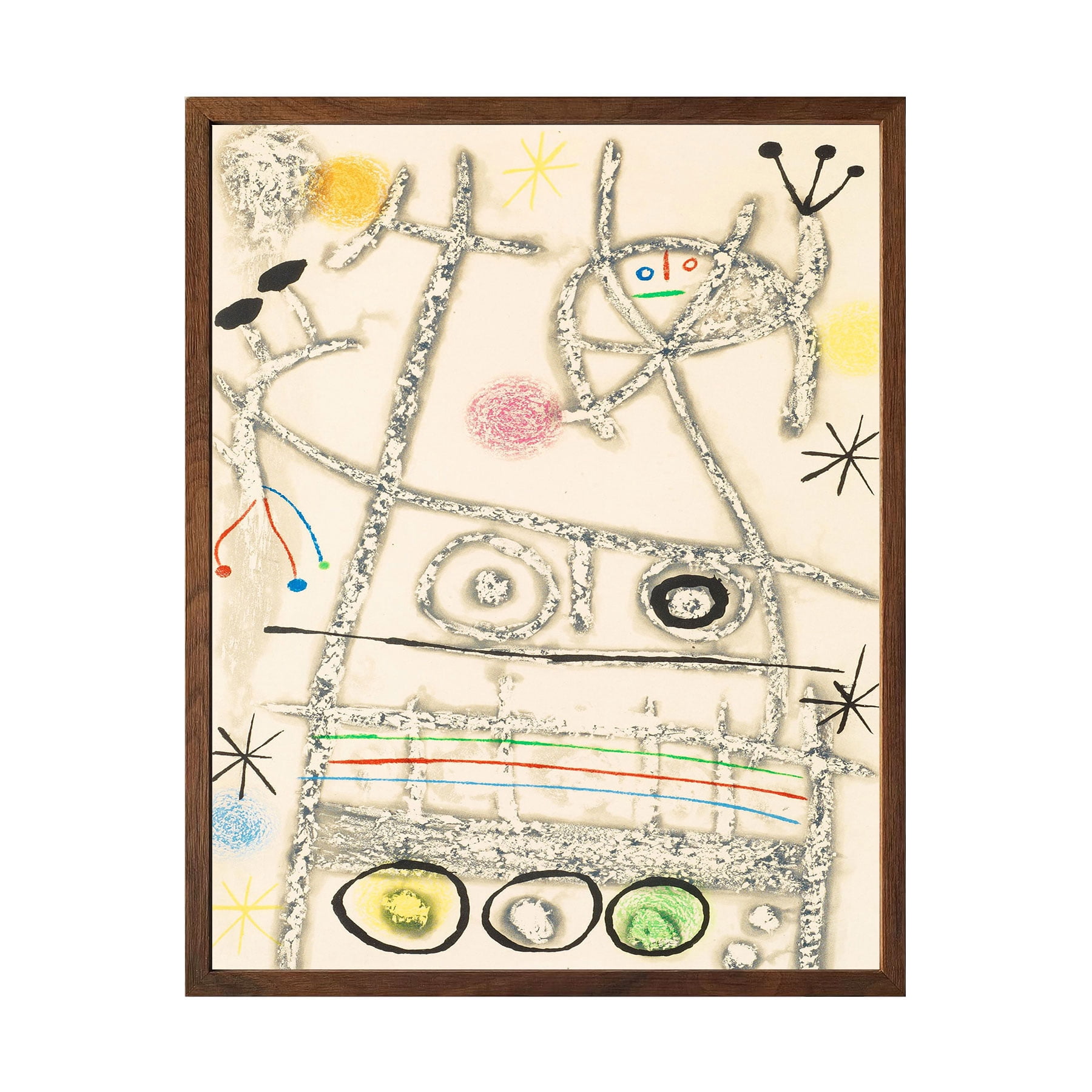 Joan Miro Men Joan Miro Wall Art Framed Miro Art Wall Decor Abstract ...