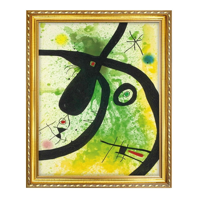 Joan Miro Octopus Hunter Joan Miro Wall Art Framed Miro Art Wall Decor ...