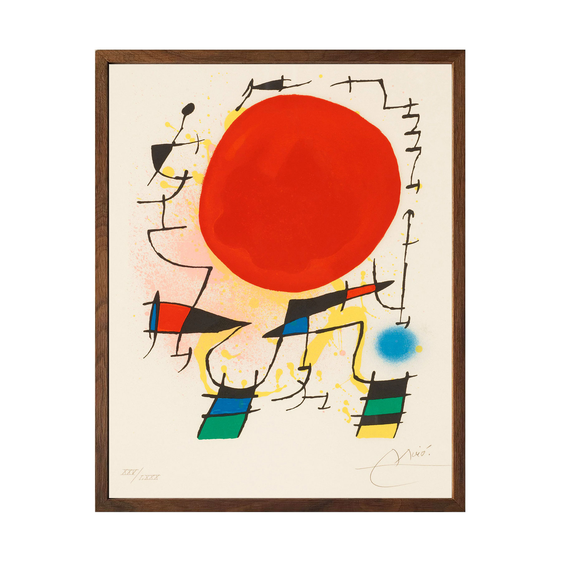 Joan Miro Oda A Joan Miro1 Joan Miro Wall Art Framed Miro Art Wall ...
