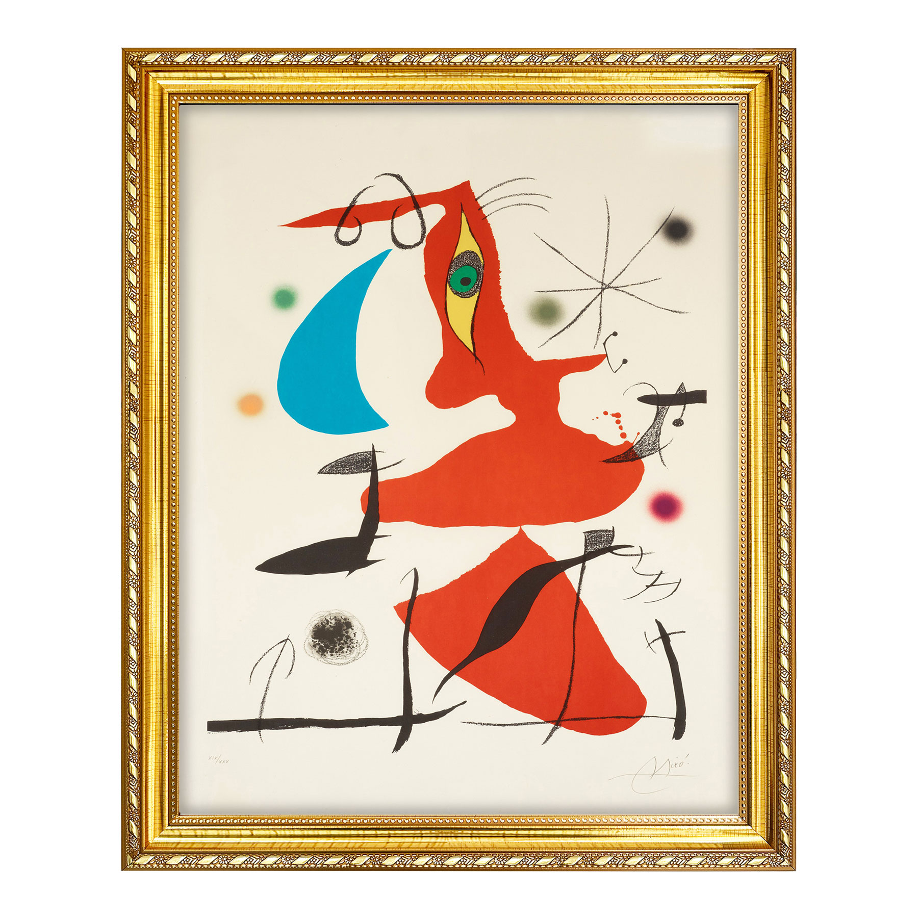 Joan Miro Oda A Joan Miro2 Joan Miro Wall Art Framed Miro Art Wall ...