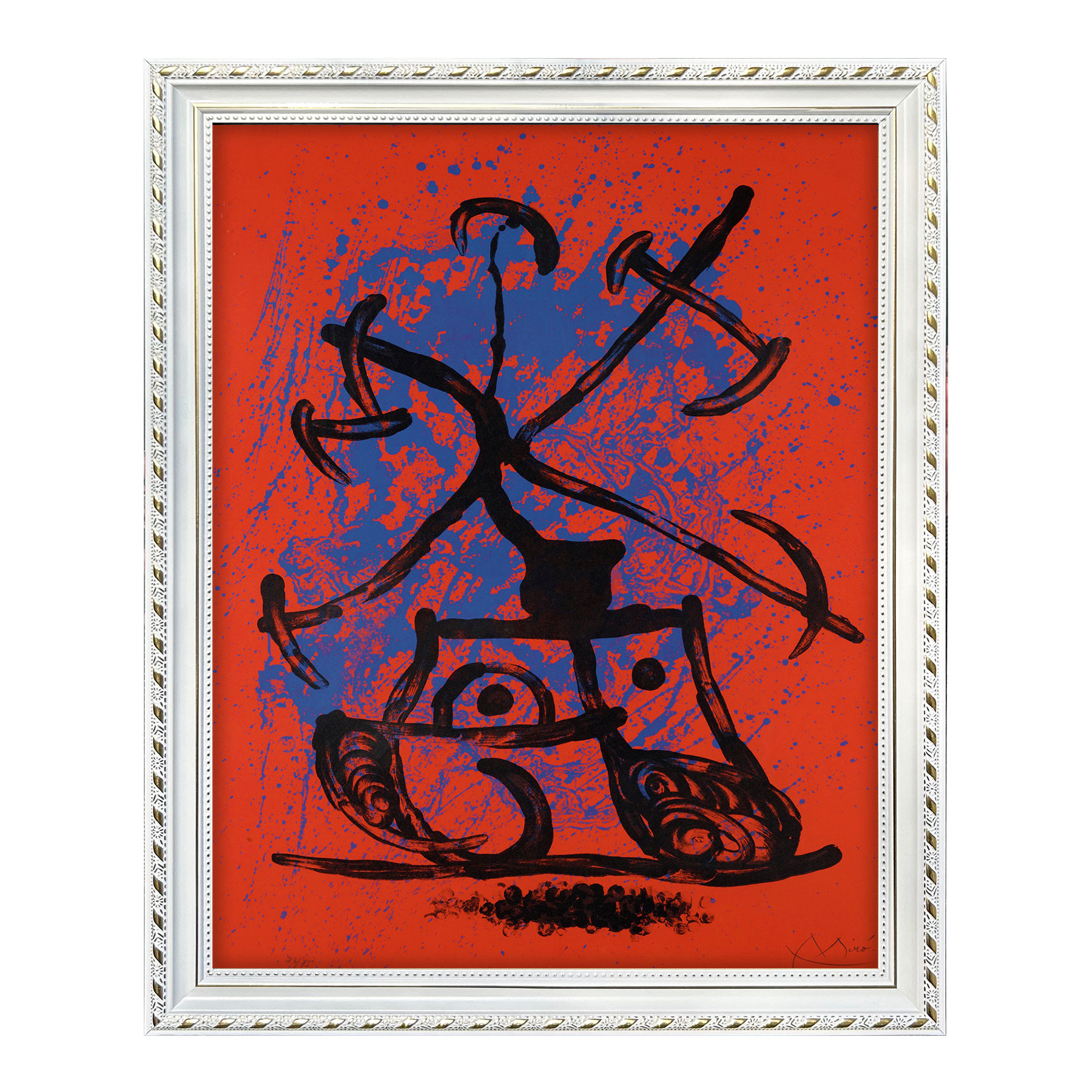 Joan Miro Red Coach Joan Miro Wall Art Framed Miro Art Wall Decor ...