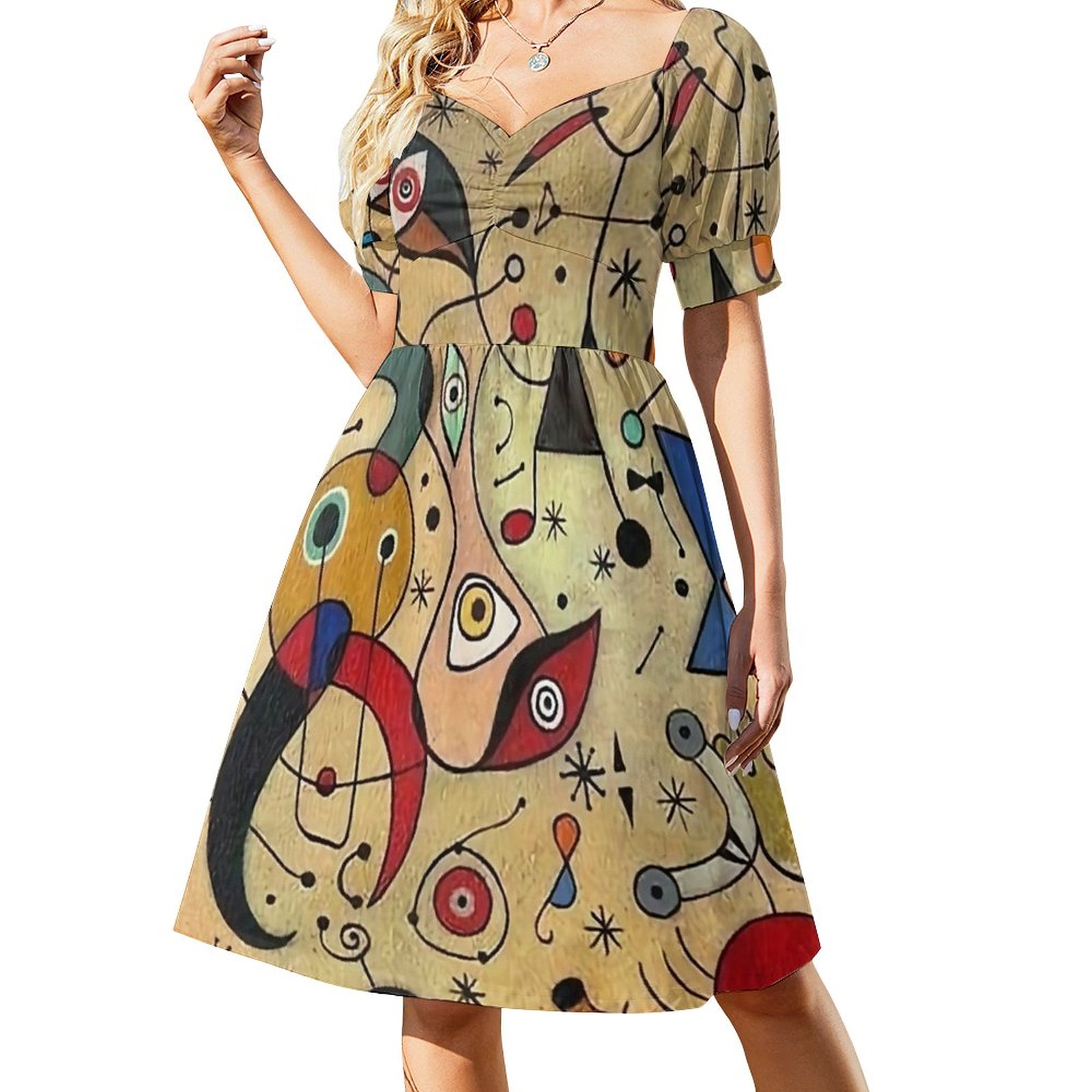 Joan Miro Sleeveless Dress women's elegant loose dresses luxury evening ...