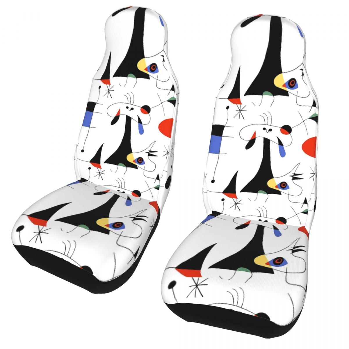 Joan Miro Sun Universal Car Seat Cover Waterproof For SUV Art Painting ...