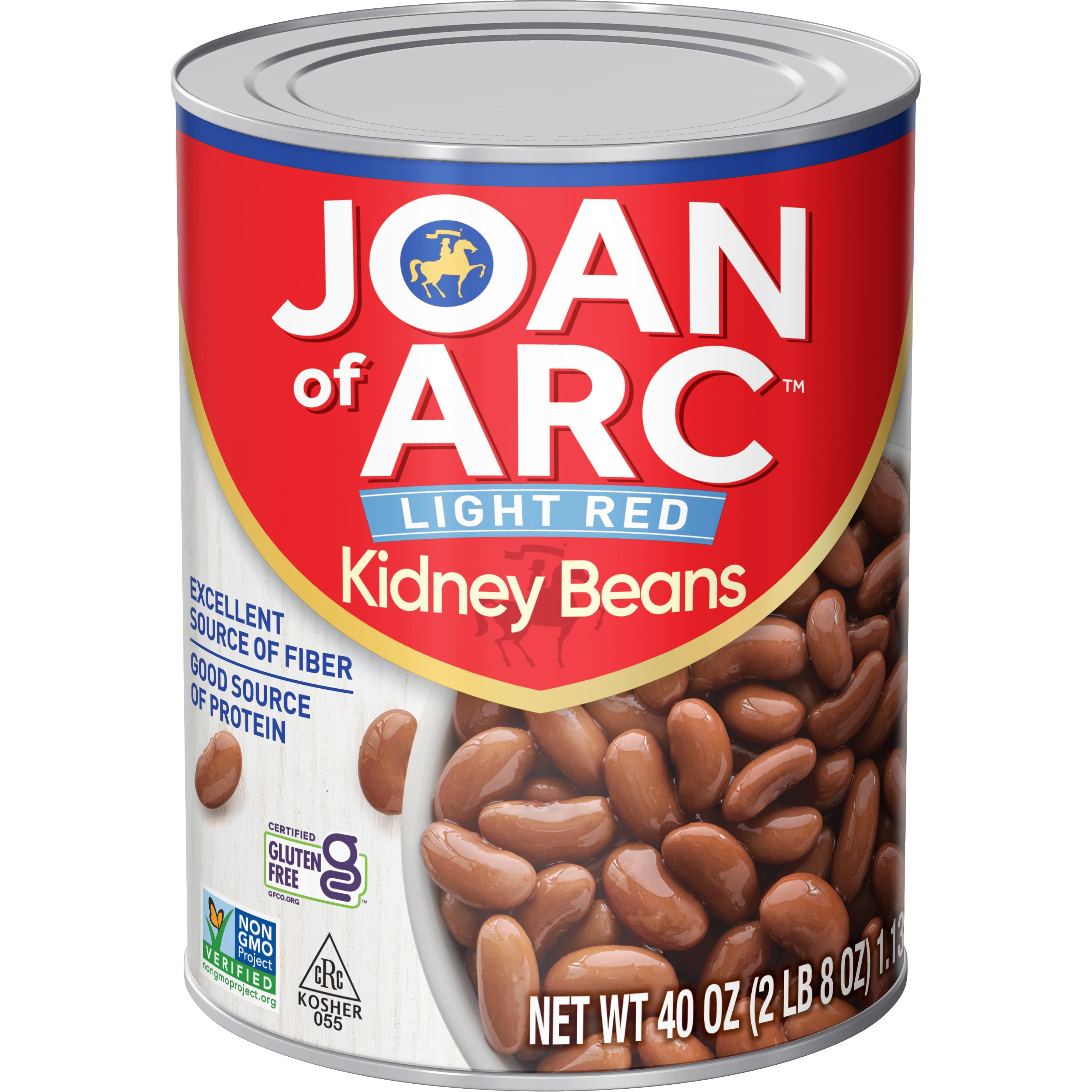 Joan of Arc Light Red Kidney Beans, Gluten-Free, 40 oz Can - Walmart.com