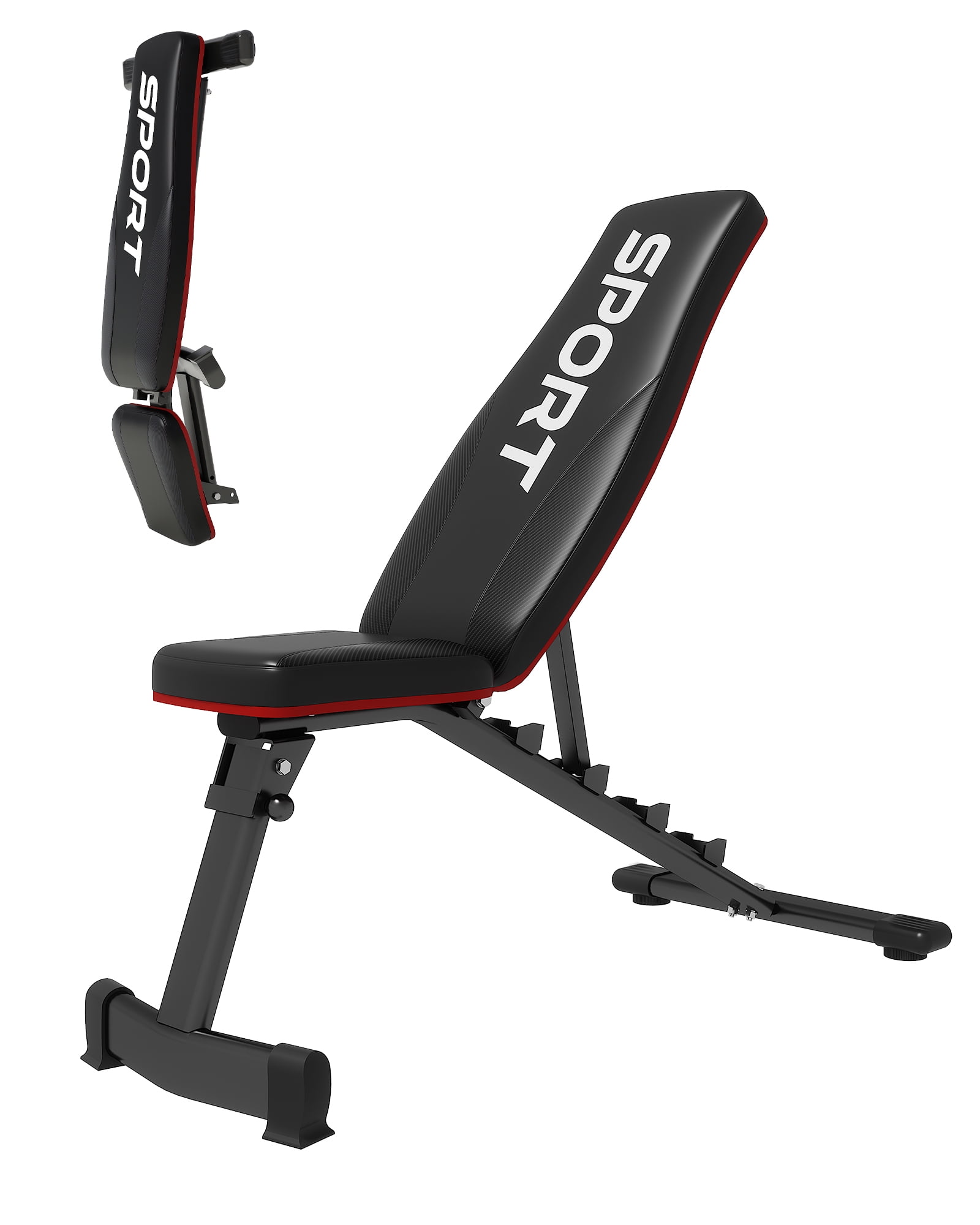 JoanKaren 5 Levels Adjustable Weight Bench,Foldable Workout Bench ...