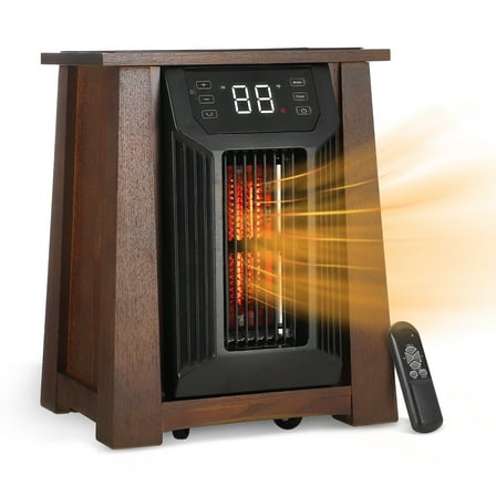 Konwin 1500W Infrared Quartz Large Room Indoor Home Tower Heater System ...