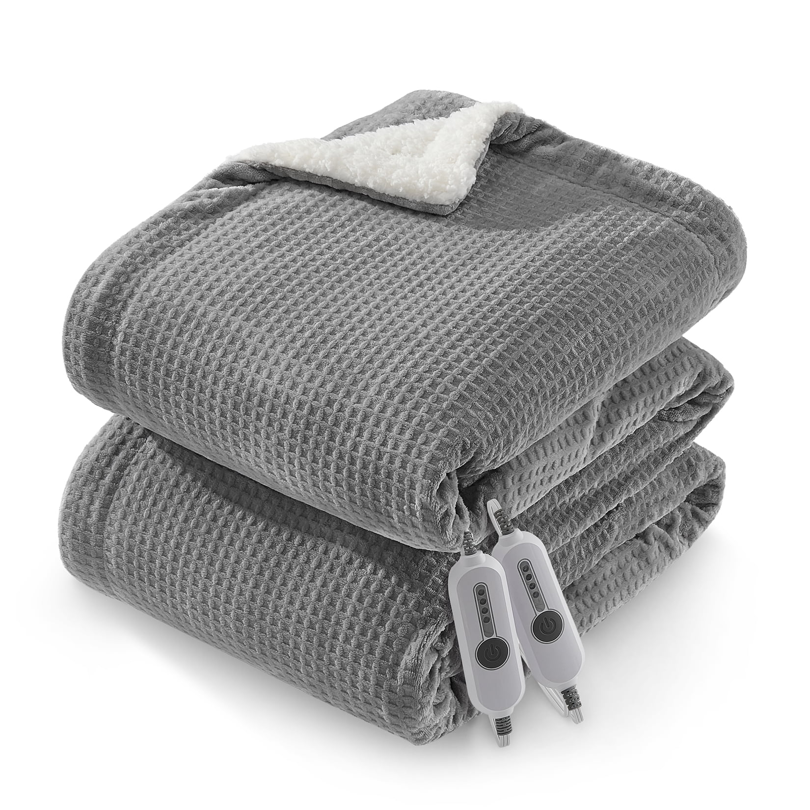 JoanKaren Heated Electric Blanket,Queen Size 90"x84" Dual Control ...