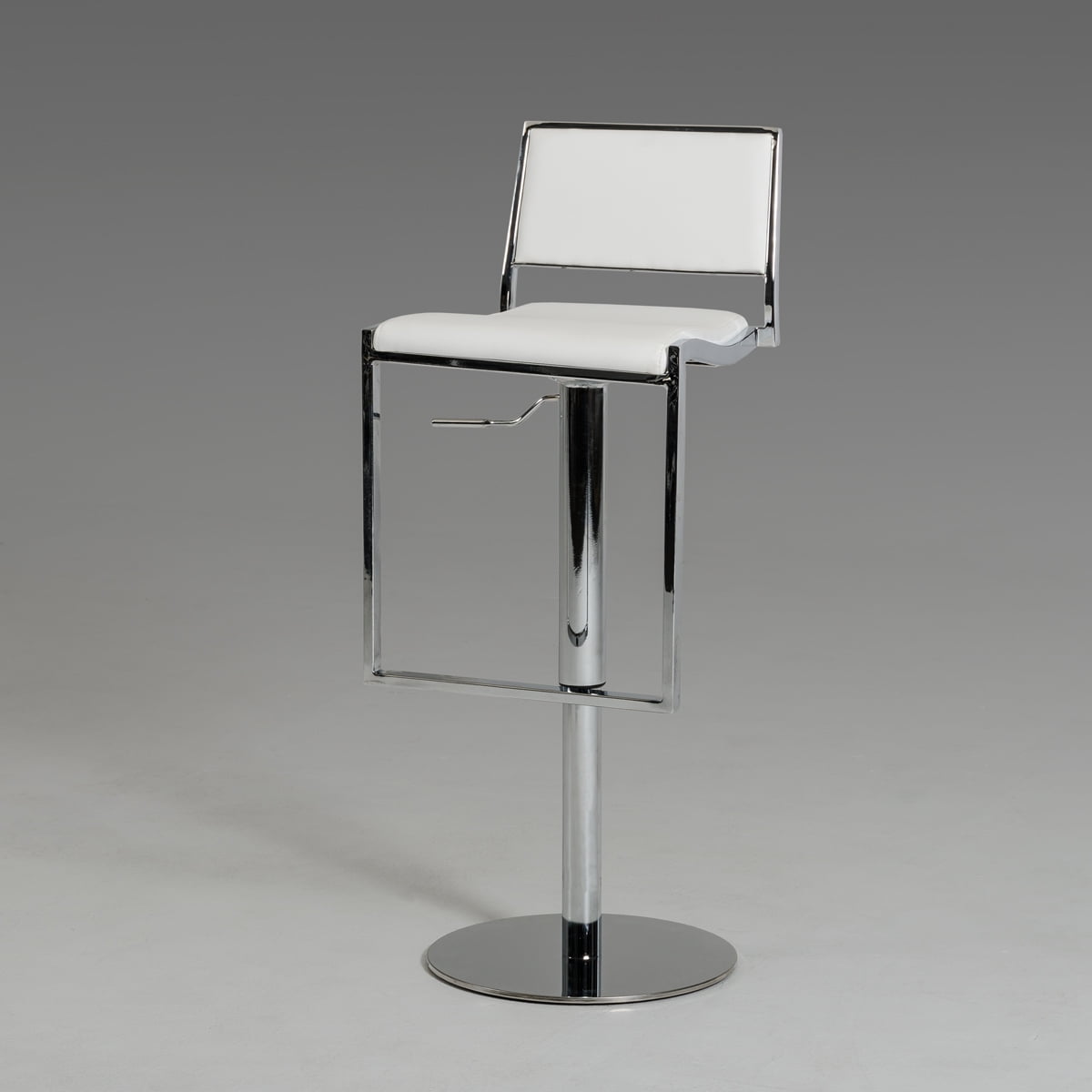 Modrest Joanie Modern White Bar Stool - Walmart.com