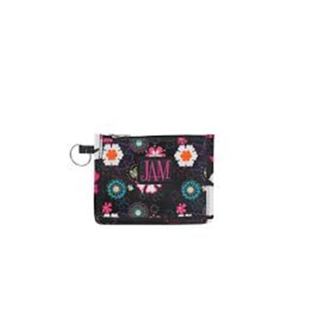 Joann Marie Designs P2IDBFP Poly Id Pouch - Black Flower Power Pack of ...