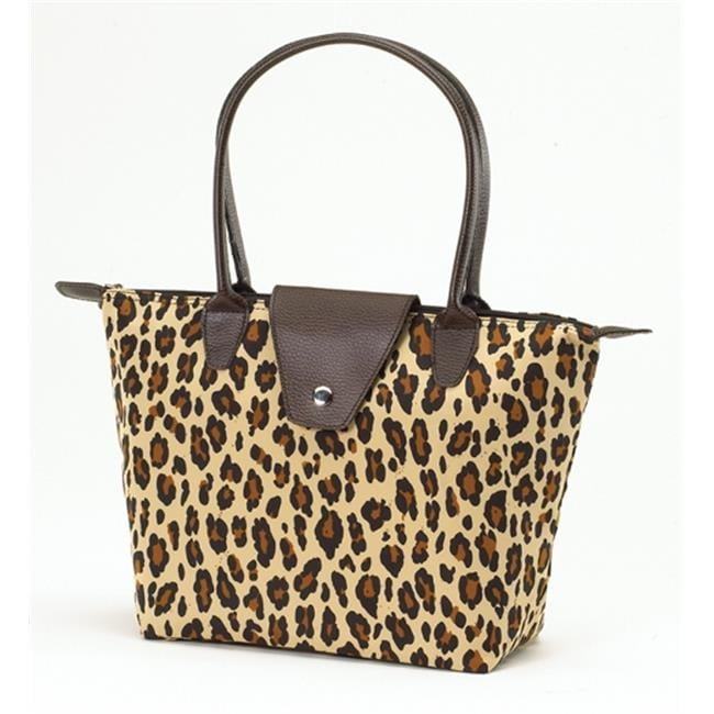 Joann Marrie Designs NF1LEP Small Fold-Up Bag - Leopard- Pack of 2 ...