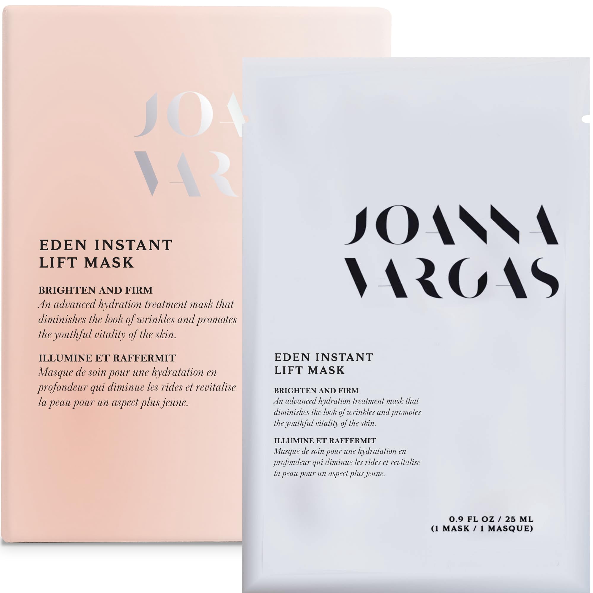 Joanna Vargas Eden Instant Face Lift Facial Masks - Anti Aging Sheet ...