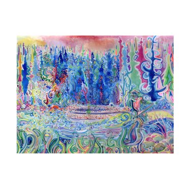 Trademark Fine Art 'Yellow Floral Abstract II' Canvas Art by Jodi Fuchs ...