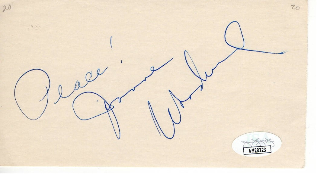 Joanne Woodward Signed Autographed Cut Signature Three Faces of Eve JSA ...