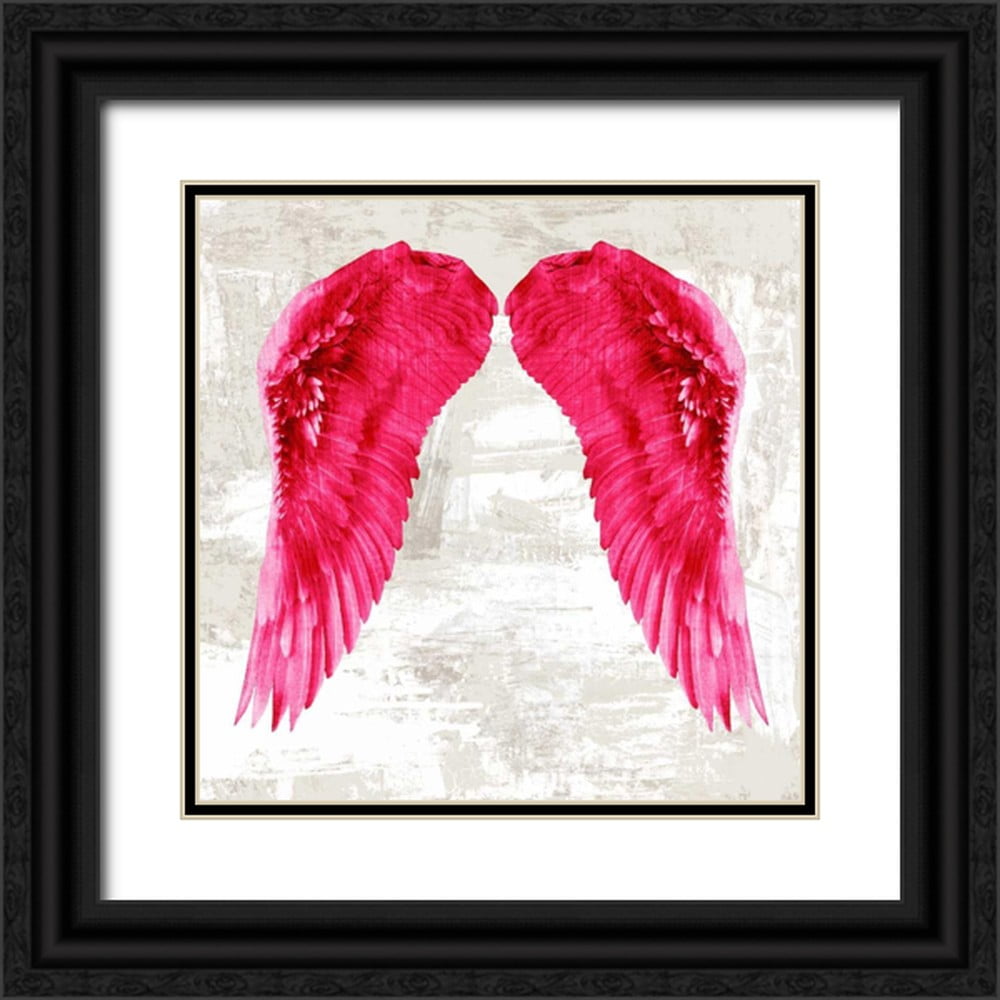 Joannoo 12x12 Black Ornate Wood Framed with Double Matting Museum Art ...