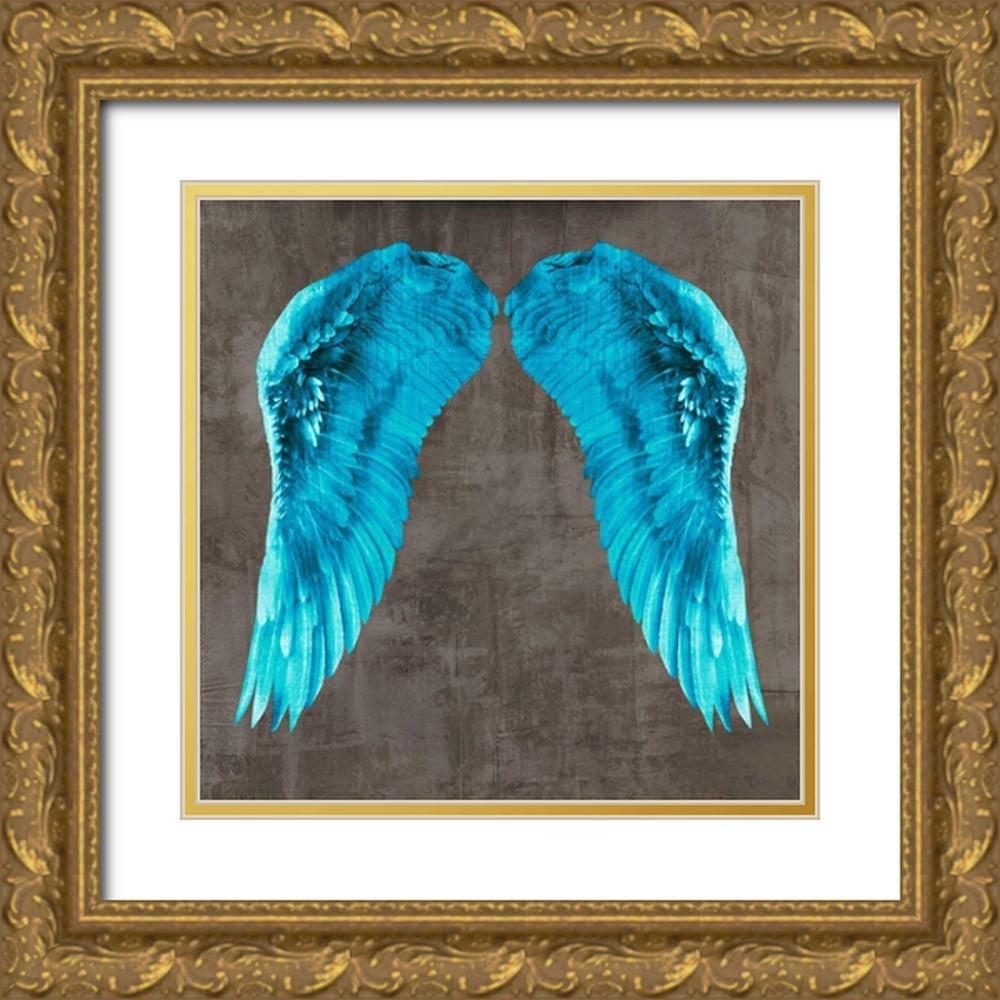 Joannoo 12x12 Gold Ornate Wood Framed with Double Matting Museum Art ...