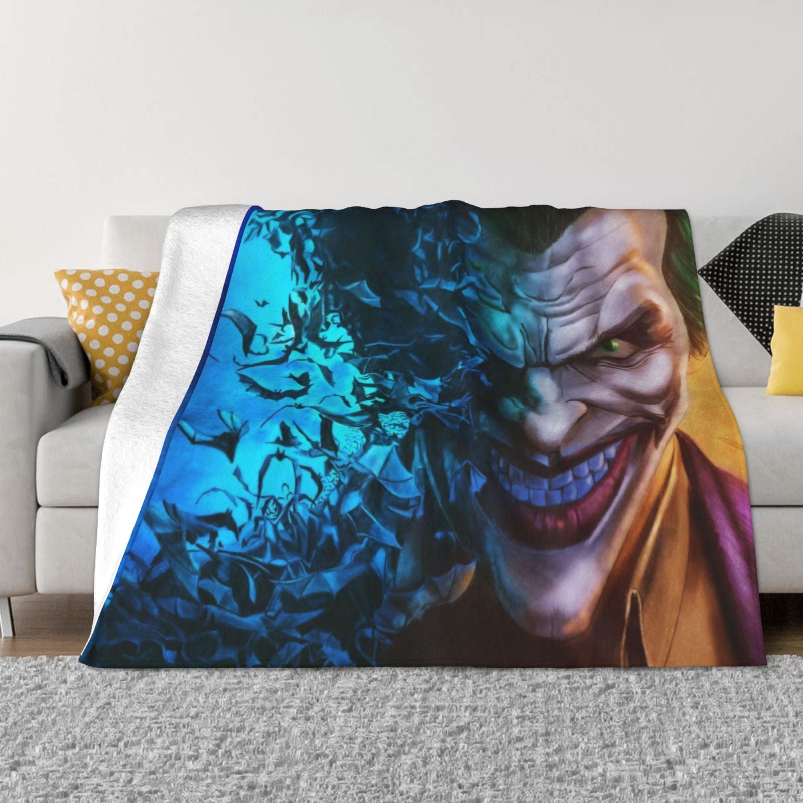 Joaquin Phoenix Joker Throw Blanket Couch Bed Sofa Soft Lightweight ...