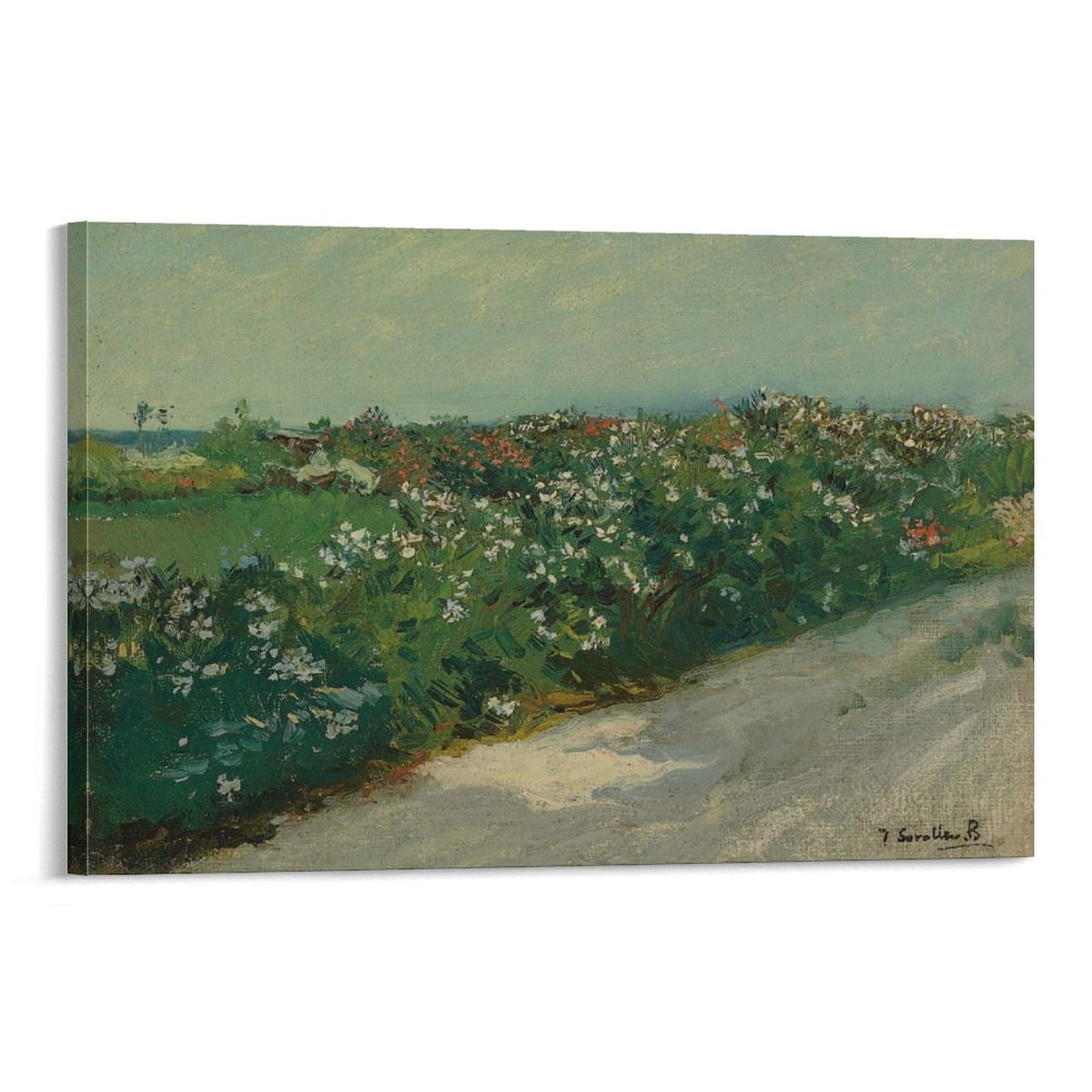 Joaquin Sorolla Y Bastida - Malvarrosa Painting On Canvas Wall Art ...