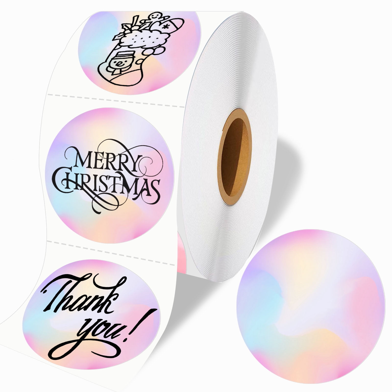 Joatuxul 2" x 2"circle thermal sticker labels for Thermal Printer, Self ...