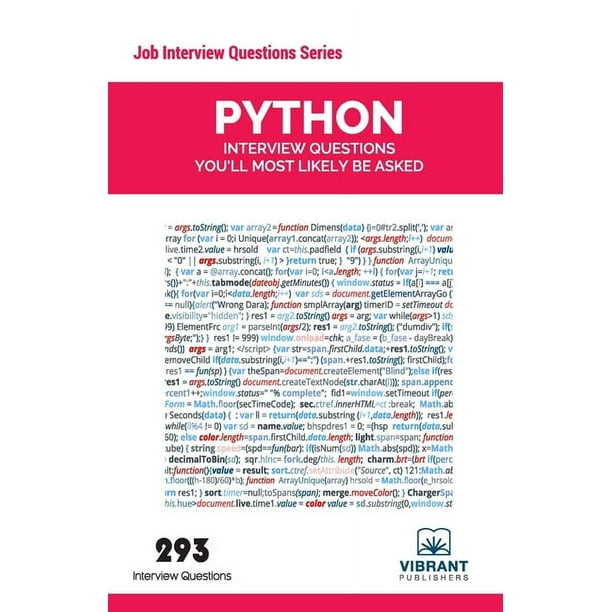 Job Interview Questions: Python Interview Questions You'll Most Likely ...