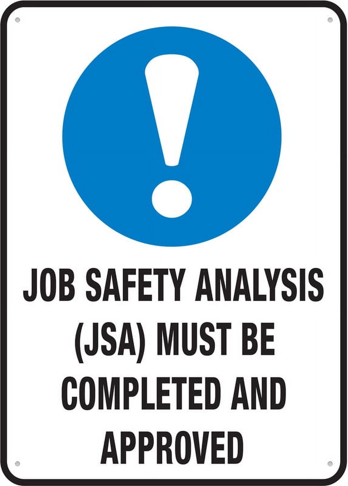 Job Safety Analysis Jsa Must Be Completed And Approved Outdoor, Uv ...