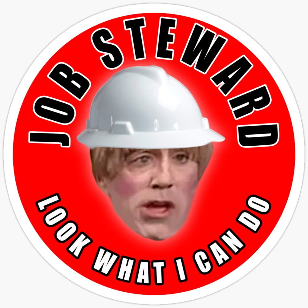 Job Steward Look What I Can Do Sticker Phone Decal Water Bottle ...