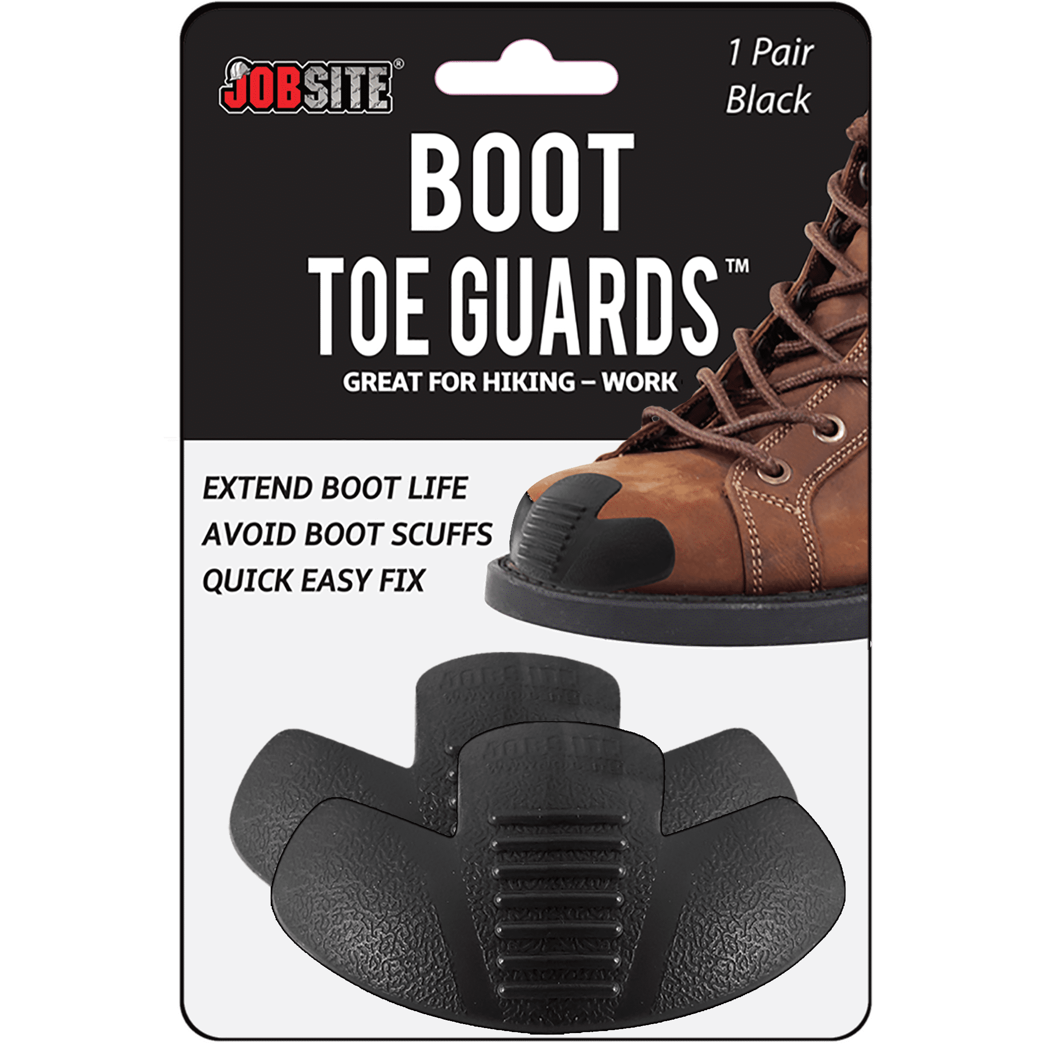 JobSite Boot Toe Guards Black 1 Pair - Walmart Business Supplies