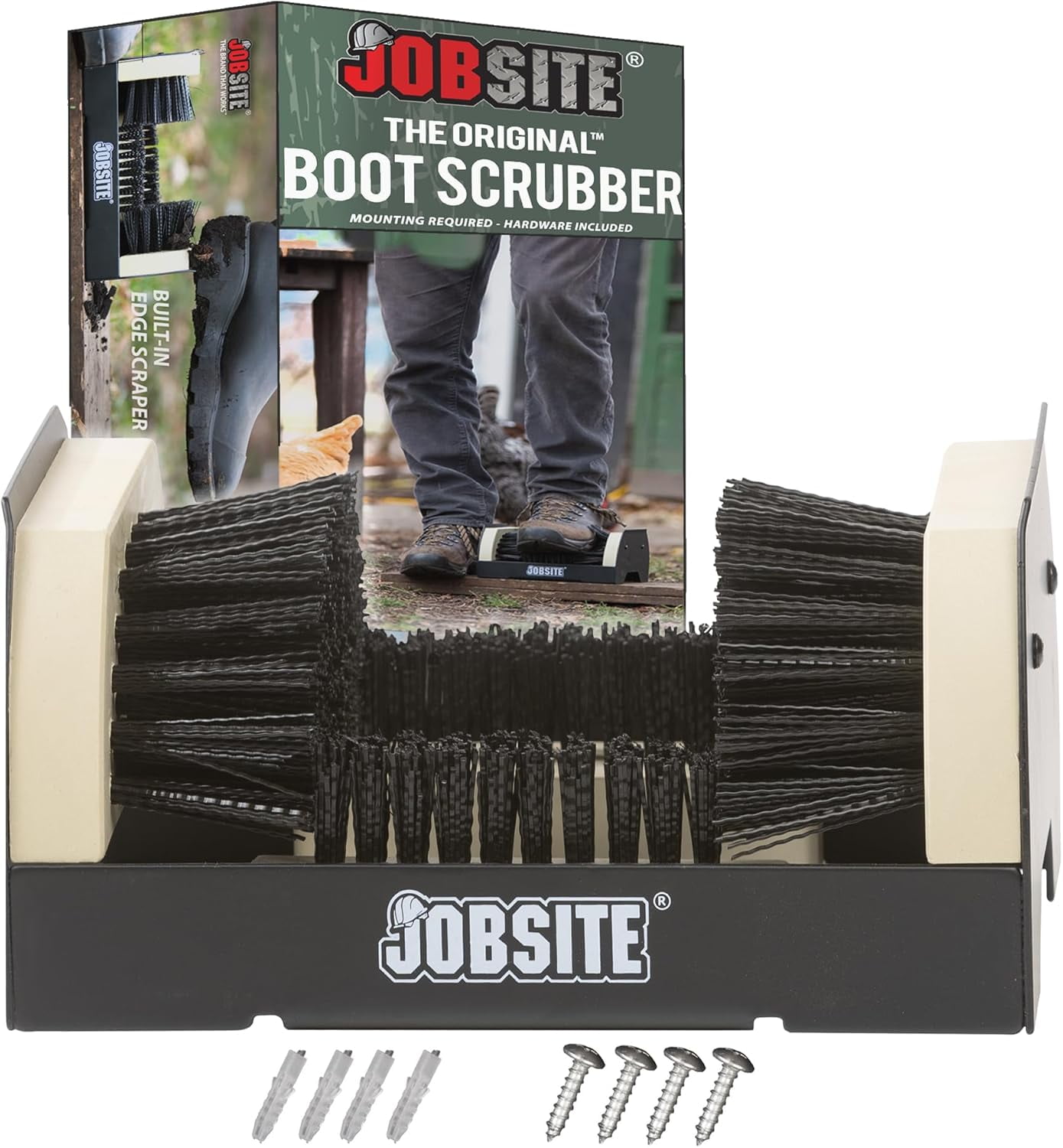 JobSite The Original Boot Scrubber - All Weather Industrial Shoe ...