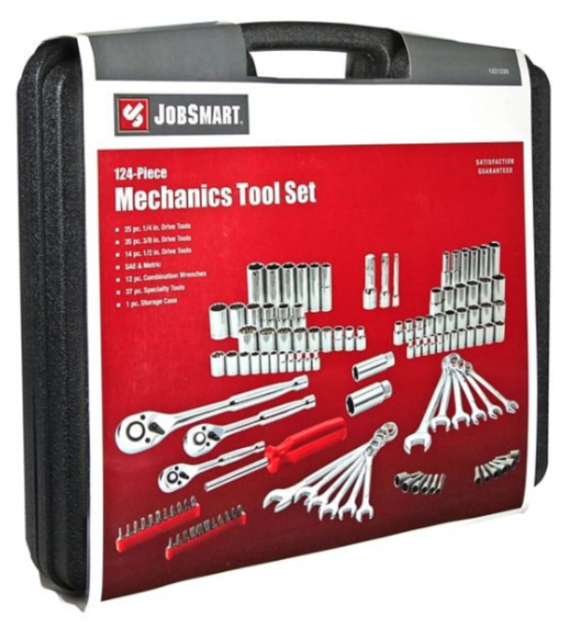 JobSmart JS10003 124 pcs. Mechanics Tool Set - Walmart.com