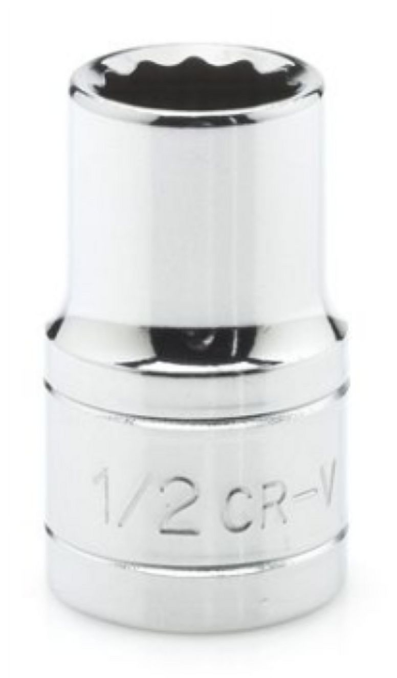 JobSmart JS12001 1/2-inch Drive 1/2-inch Socket Chrome Vanadium Steel ...