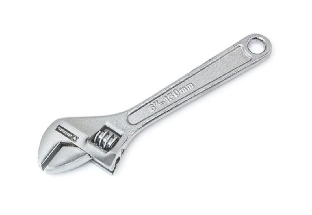 JobSmart JS21003 6-inch Adjustable Wrench Heavy-Duty Hand Tools ...