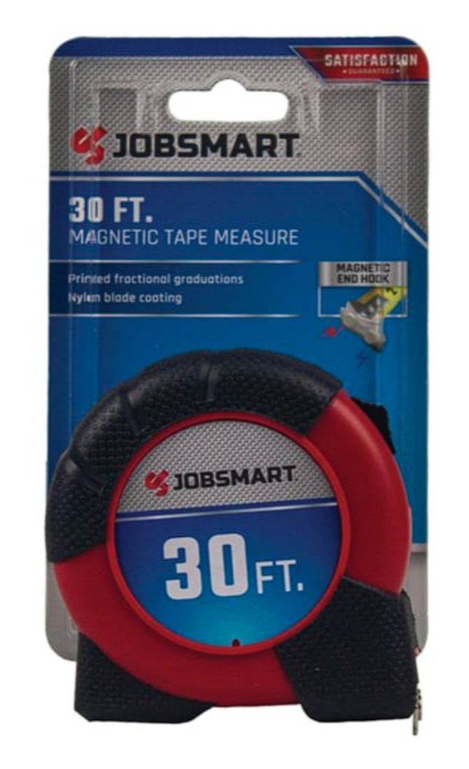 JobSmart JS730 Magnetic Tape Measure 30 ft., Measuring & Layout Tools ...