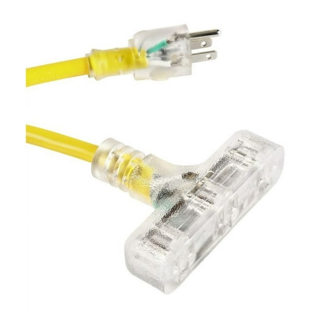 JobSmart WJ-C15 12G3025 25 ft. Outdoor Extension Cord with Tri-Source ...