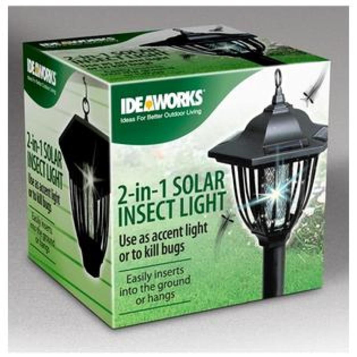 Jobar International JB6593 2 In 1 Solar Insect Light - Walmart.com