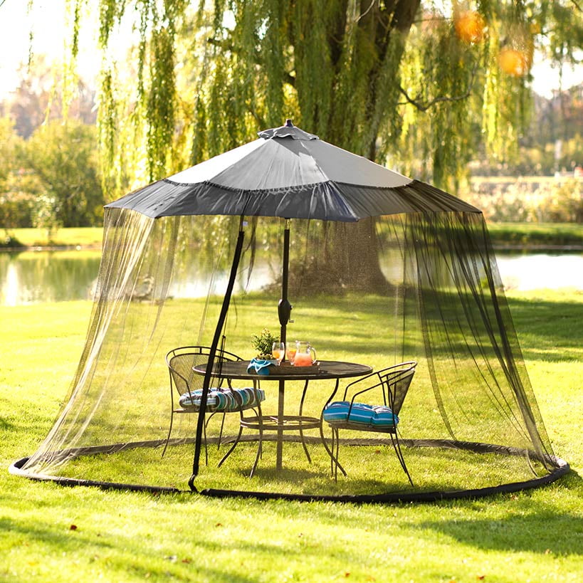 Jobar international Table Umbrella Screens, Zippered Entrance and ...