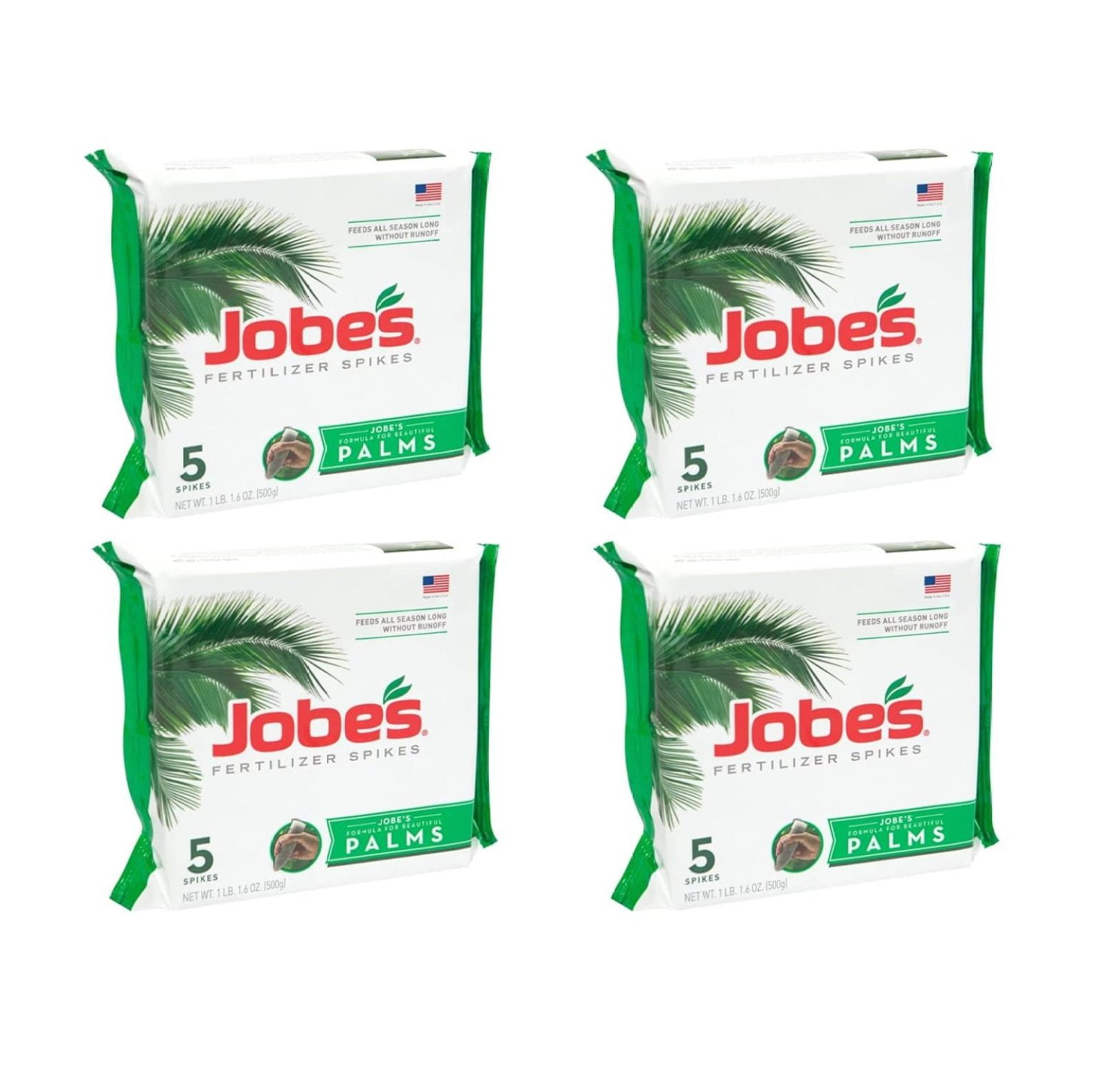 Jobe's 01010 5 Pack, 10-5-10, Palm Tree Fertilizer Spikes - Quantity 4 ...