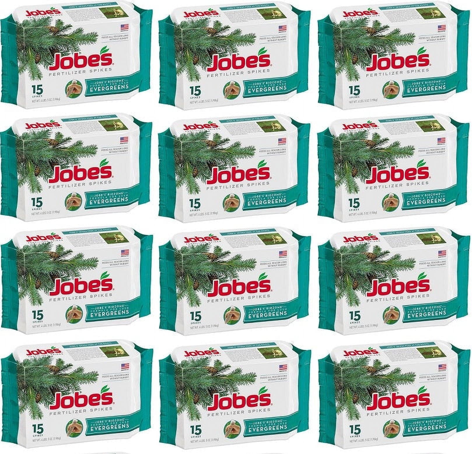 Jobe's 01611 15 Pack Evergreen Tree & Shrub Fertilizer Spikes ...