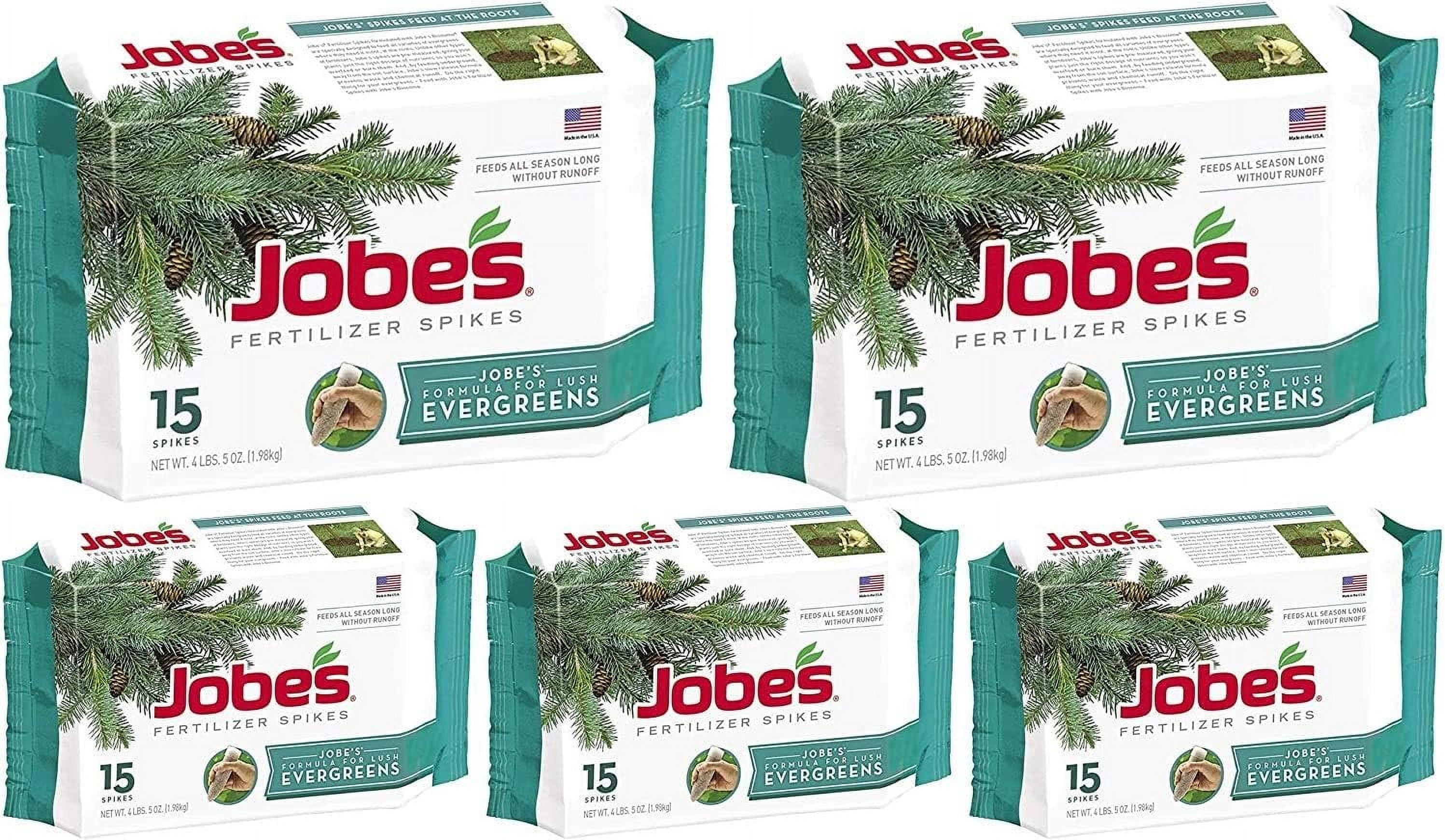 Jobe's 01661 Evergreen Fertilizer Spikes, 155Pack - Walmart.com