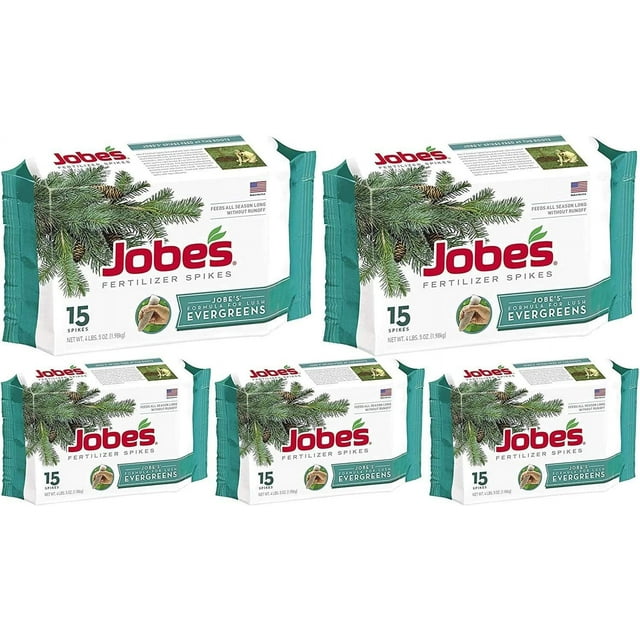 Jobe's 01661 Evergreen Fertilizer Spikes, 155Pack - Walmart.com