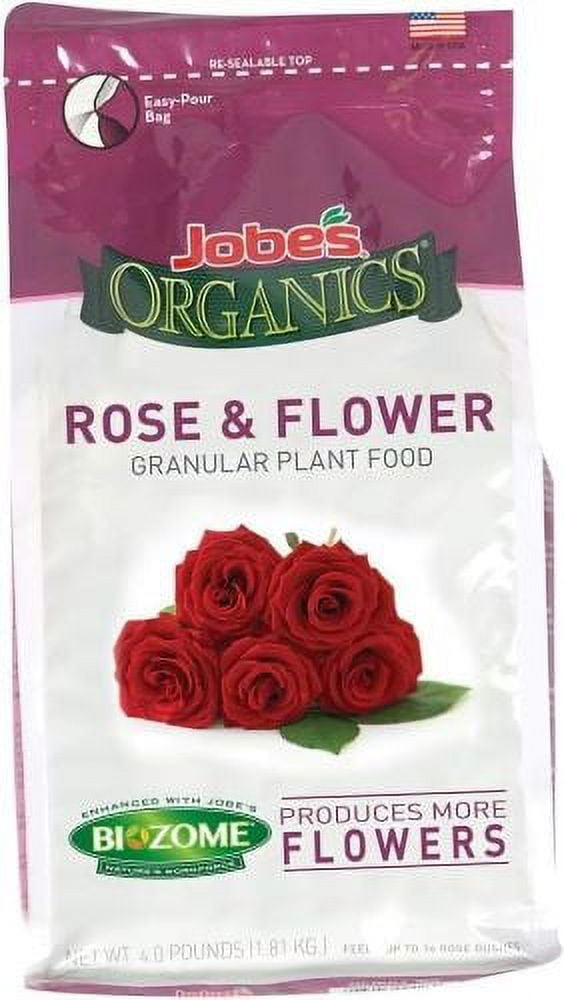 Jobe's 09426 4 LB Bag of 3-5-3 Organic Rose Fertilizer - Walmart.com