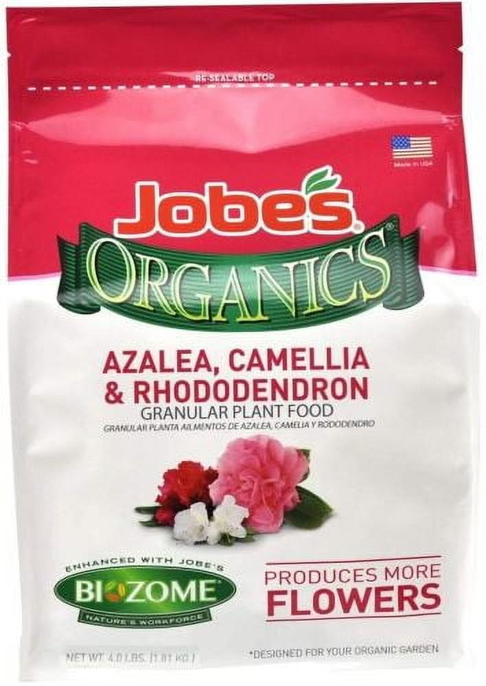 Jobe's 09826 4 LB Bag of 5-4-3 Organic Azalea Rhododendron Acid Loving ...