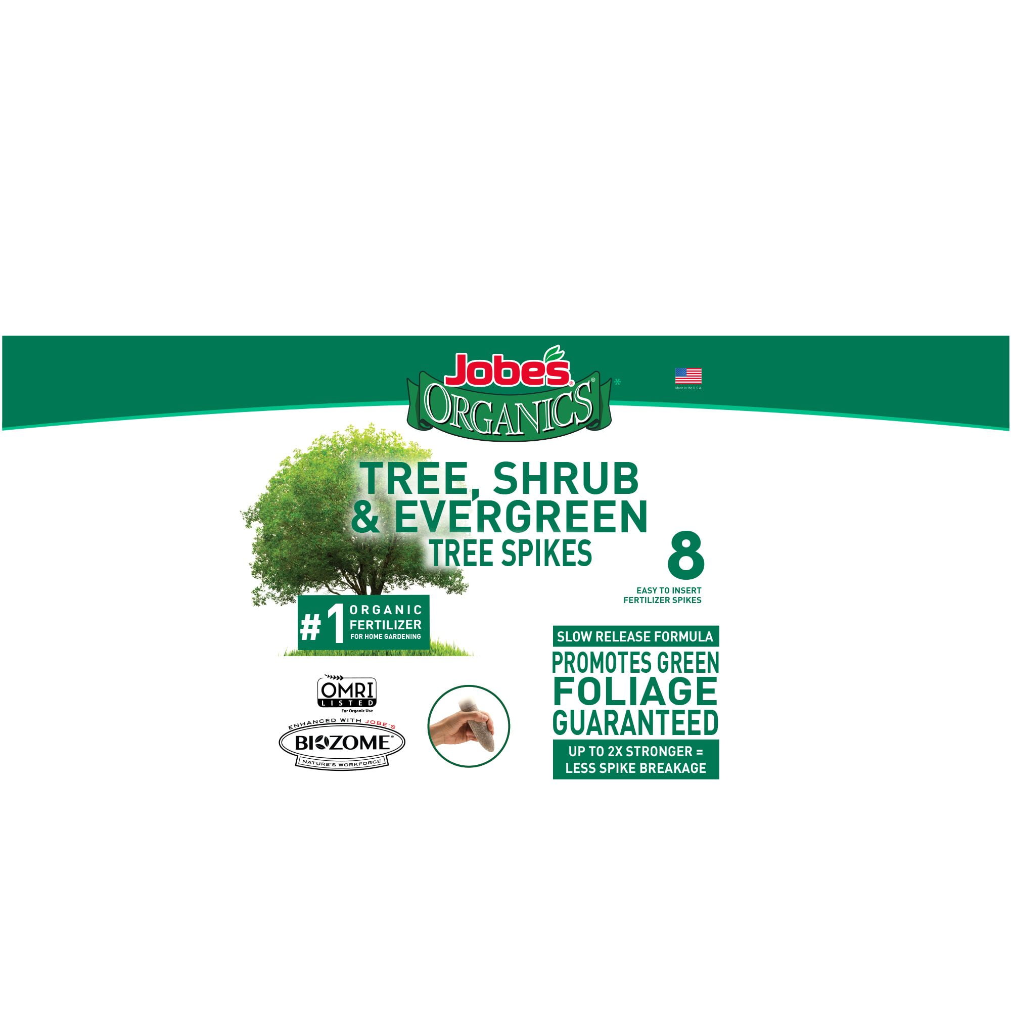 Jobe's Organic 8ct. Tree, Shrub, and Evergreen Spike - Walmart.com