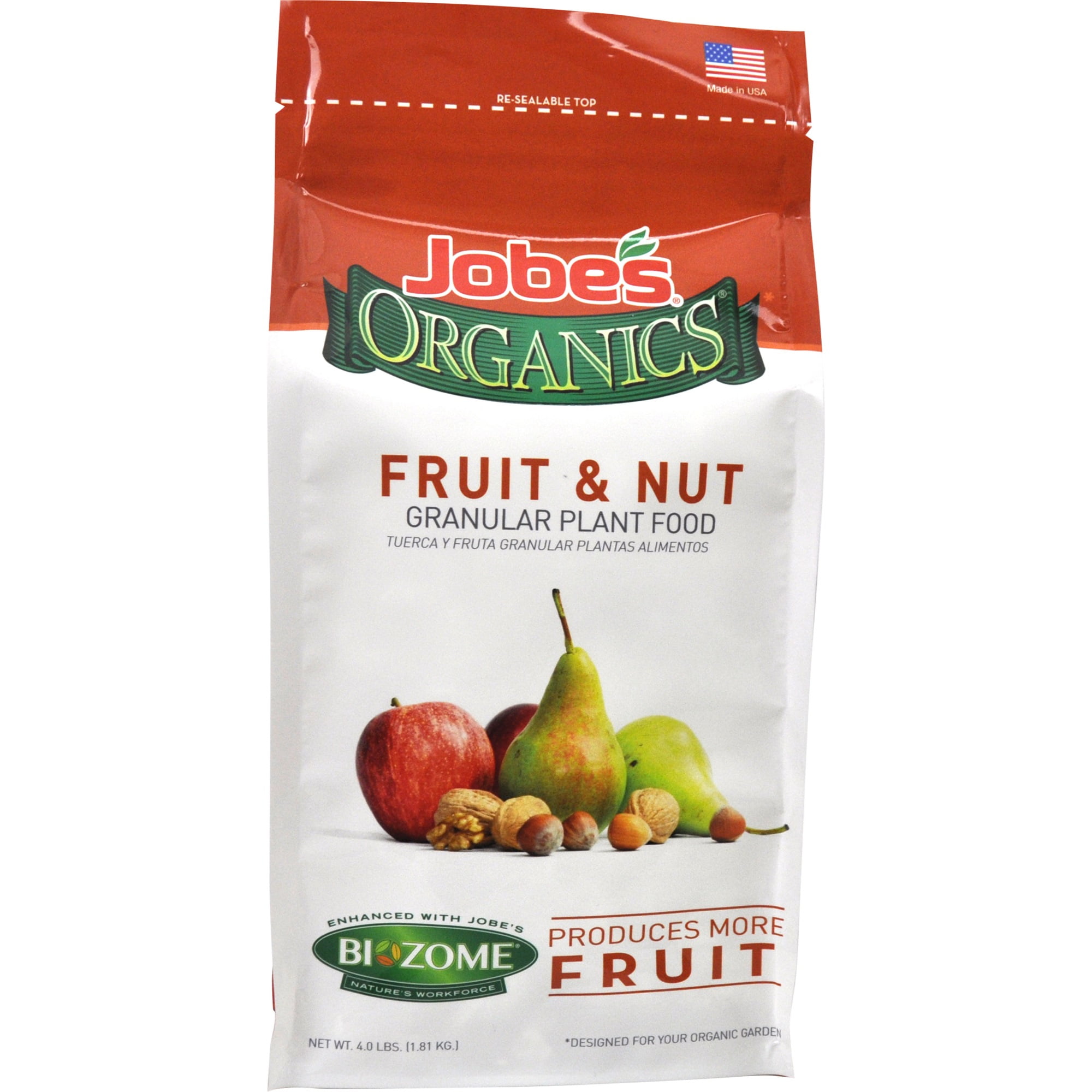 Jobe's Organic Fruit & Nut Granular Plant Food, Biozome, OMRI Listed ...