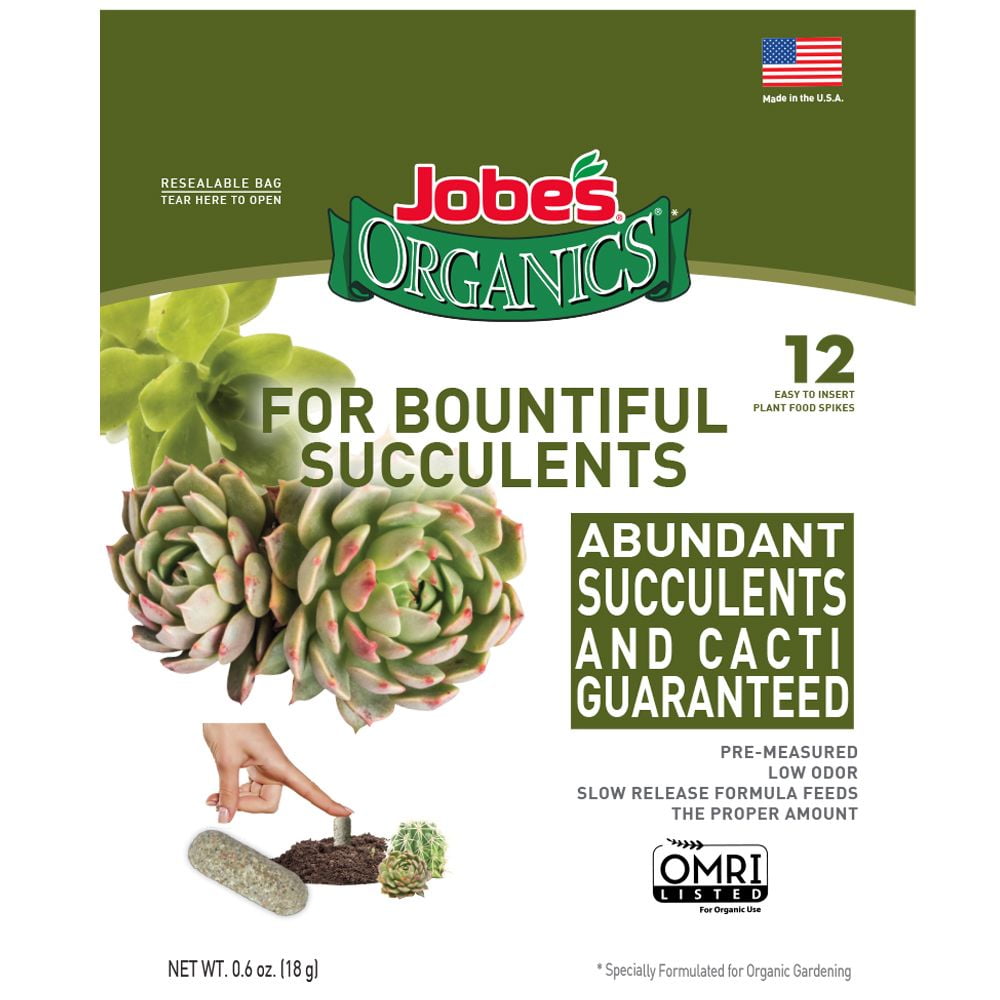 Jobe's Organics Organic 2-8-8 Spike Fertilizer 12Pk- 1 Spike Feeds A 4 ...