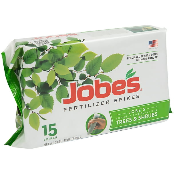 Jobe's Plant Food: Slow Release Tree and Shrub Fertilizer Spikes, 15 ...