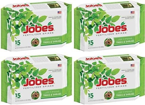 Jobe's Tree Fertilizer Spikes, 16-4-4 Time Release Fertilizer for All ...