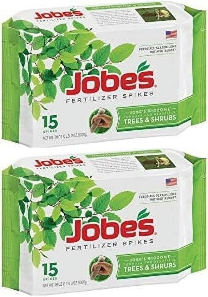 Jobe's Tree & Shrub Fertilizer Spikes, 15 Spikes 2 Pack - Walmart ...