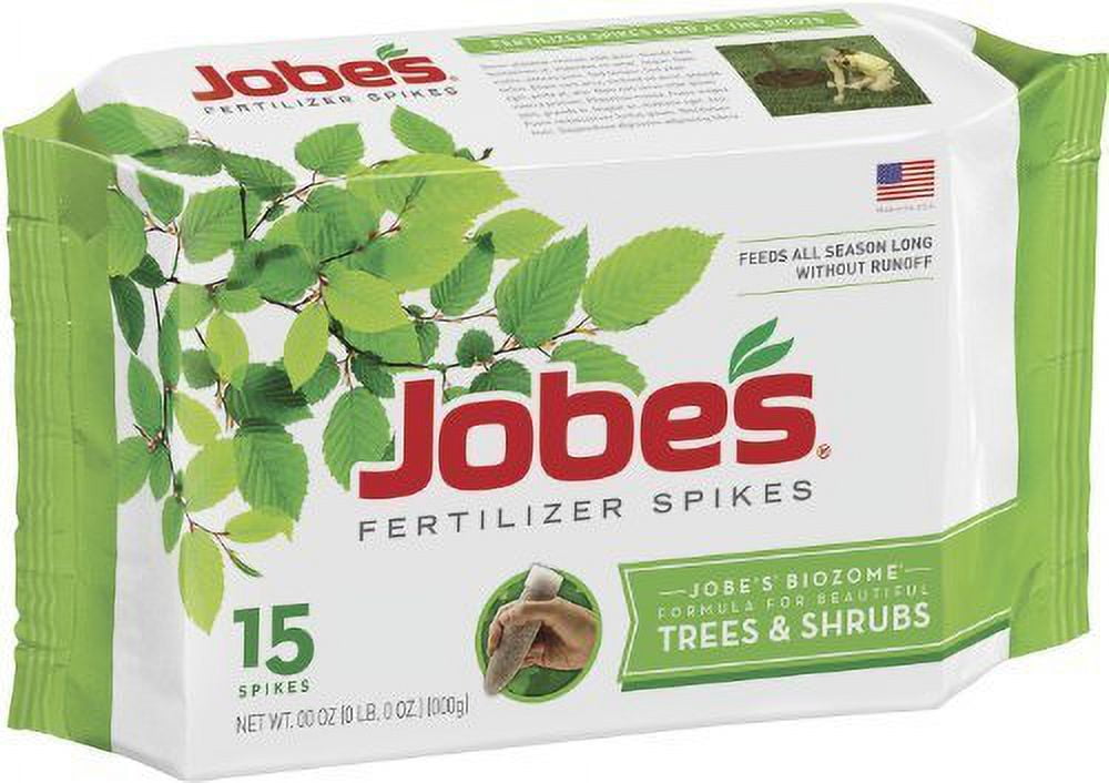 Jobes 01610 Tree Fertilizer Spikes 16-4-4 15 Pack - Walmart.com