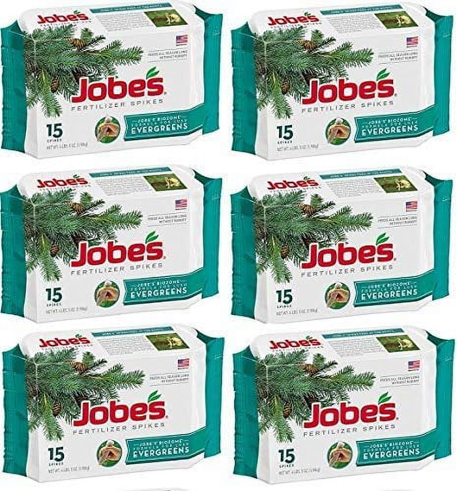 Jobes 01611 Evergreen Tree Fertilizer Spikes, 15 Pack, Quantity 6 ...