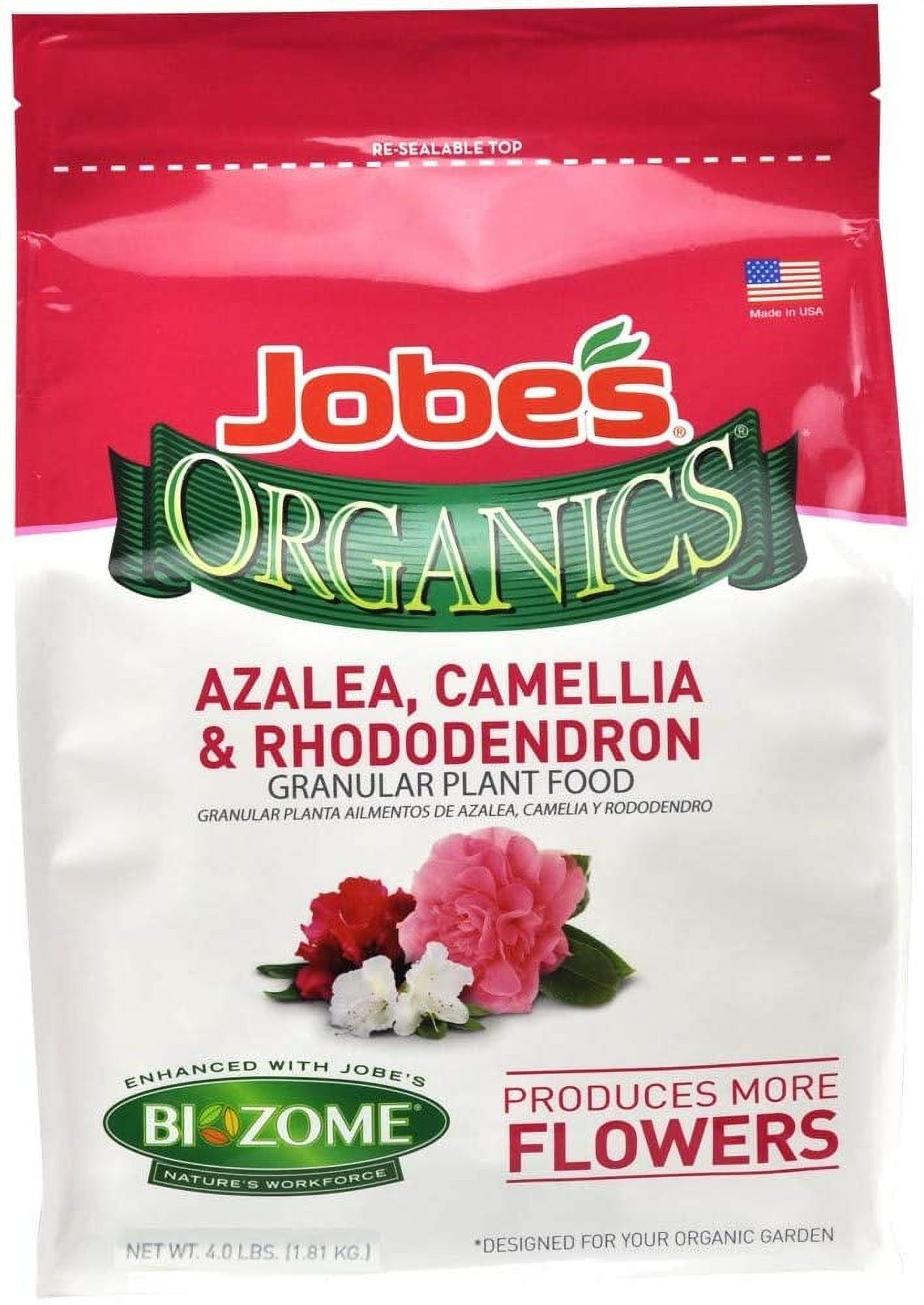 Jobe's Plant Food, Acid Fertilizer for Bloom Flower, Azaleas, Camellias ...